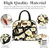 Amazon.com: Coobiiya Lunch Bag Women, Daffodil Lunch Bag for Women Adult, Small Leakproof Cute ...