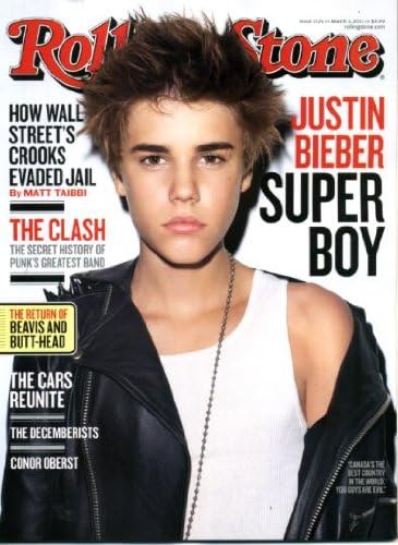 Rolling Stone March 3 2011 Justin Bieber on Cover, The Clash, Beavis ...
