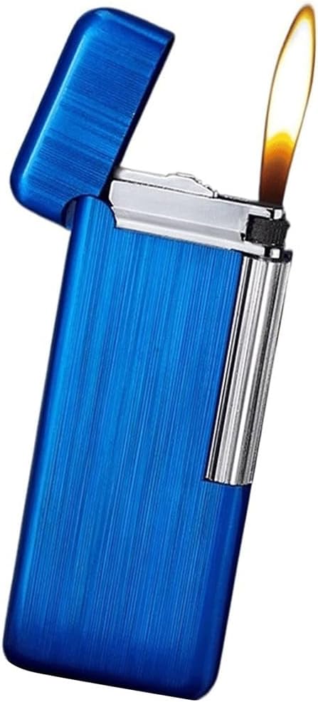 Amazon.com: Mini Ultra-Thin Lighter Butane Inflatable Soft Flame ...