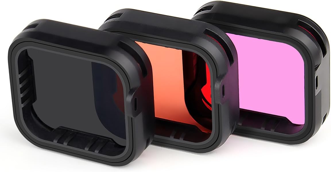 Amazon.com : Lens Filter Set for GoPro Hero 5 6 7 Black and 2018 Action ...