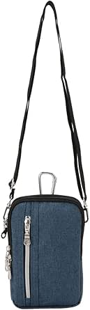 Amazon.co.jp: [CUBIC CORE] キュービックコア ショルダーバッグ 多機能 3WAY カラビナ付 ベルトループ付 ミニ ウエスト 1734-000-49 : ファッション