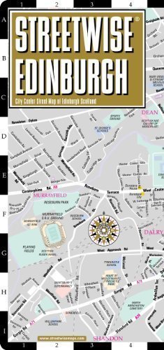 Streetwise Edinburgh Map - Laminated City Center Street Map of ...