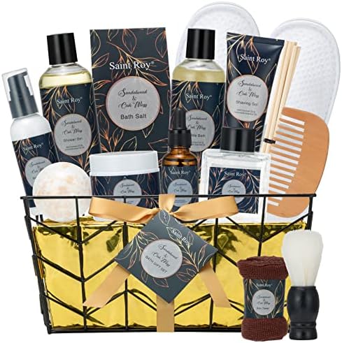 Amazon.com : Christmas Gifts Spa Kit for Men - Sandalwood and Oak ...