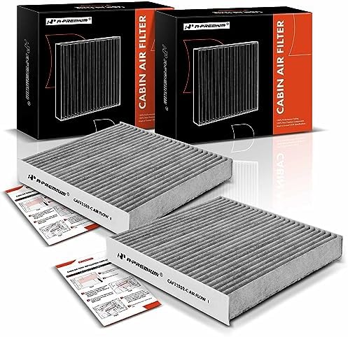 A-Premium 2-PC Cabin Air Filter with Activated Carbon Compatible with ...