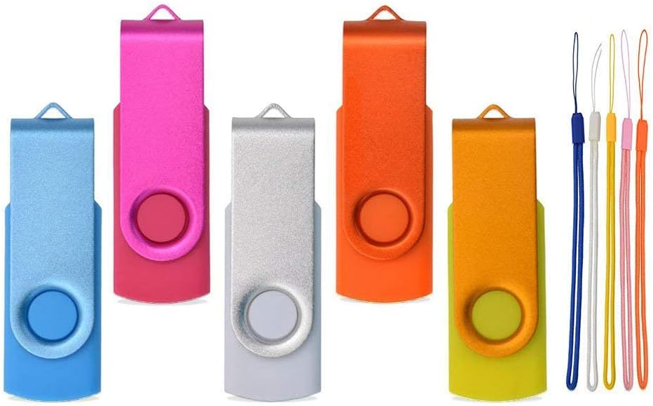 Amazon.com: 64MB USB Flash Drive - 5 Pack USB 2.0 Memory Sticks ...