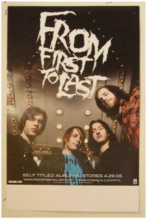 Amazon.com: From First To Last Poster Double Sided Band Shots: Prints ...