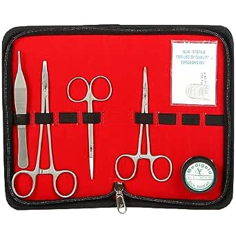 Alis Suture Tool Kit 4 Pcies Surgical Instruments Set Needle Holder ...