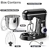 Amazon.com: Honinst Stand Mixer, 6.5QT 10-Speed Tilt-Head Electric ...