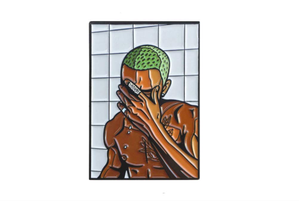 Amazon.com: Frank Ocean Pin | Blonde pin Enamel Pin Brooch cute enamel ...