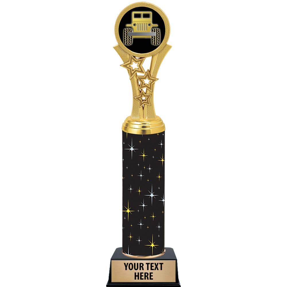 Amazon.com : Crown Awards Car Trophies, 11" Black Midnight Auto Show ...