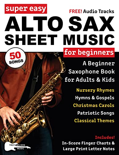 Amazon.com: Super Easy Alto Sax Sheet Music for Beginners: A Beginner ...