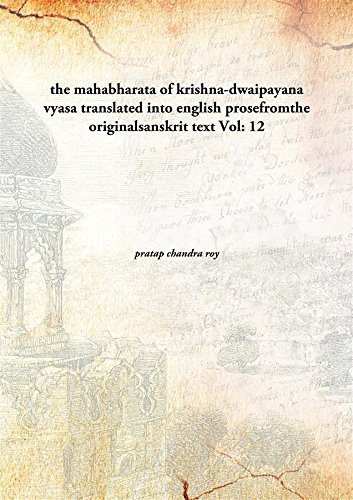 Amazon.in: Buy The Mahabharata of Krishna-Dwaipayana Vyasa. Translated ...