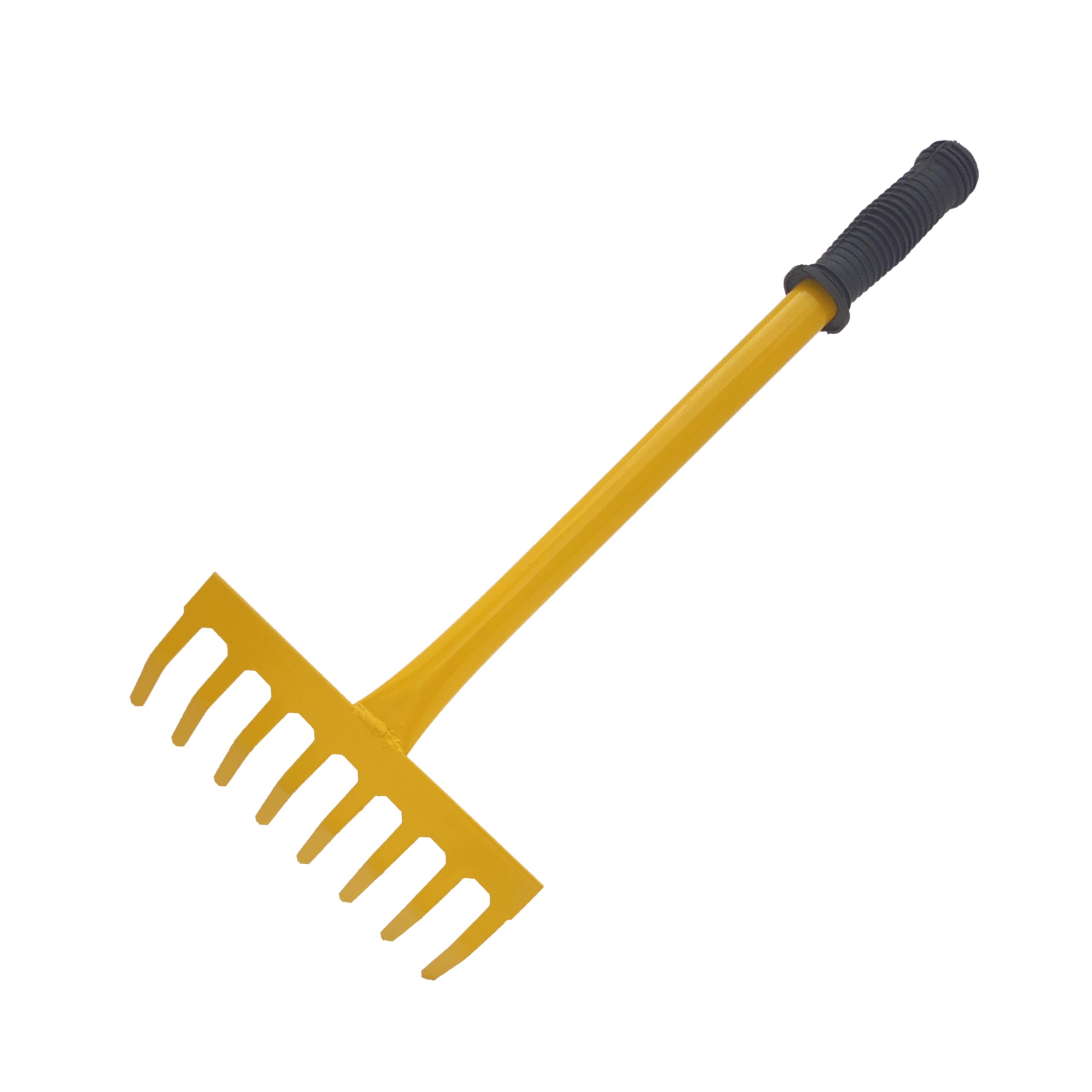 Buy Hectare Traditional Garden Rake 8 Teeth for Loosening Soil ...