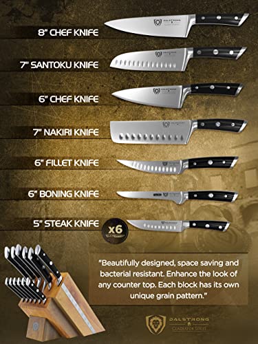 DALSTRONG Gladiator Series Elite 12-Piece Stainless Steel Knife Set ...