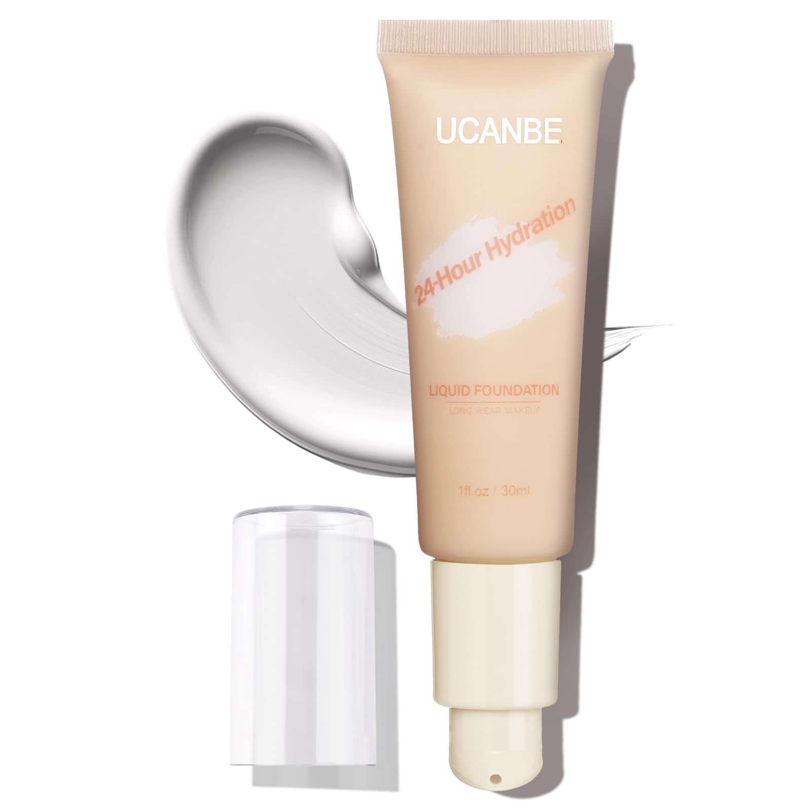 Amazon.com : UCANBE White Liquid Foundation Makeup, Medium to Full ...