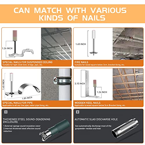 BAUSATZ Ceiling Nail Gun Wall Nails Ramset Concrete Nail Gun Manual ...