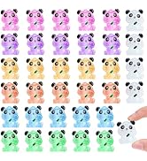 Amazon.com: 35 Pcs Mini Panda Figurines Luminous Miniature Cute Resin Animals Glow in The Dark ...