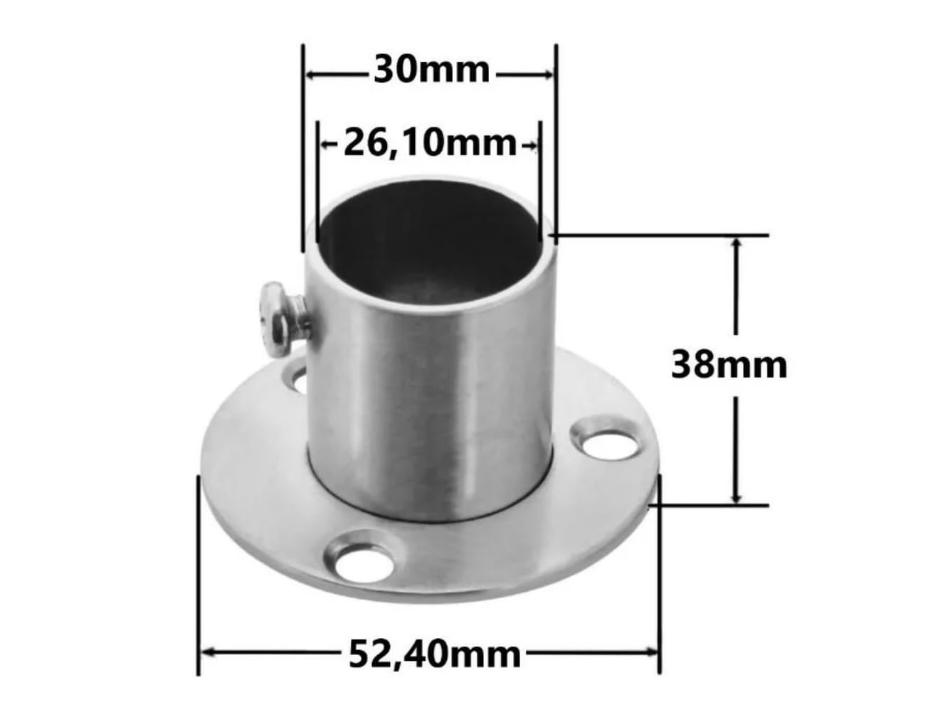 Stainless Steel Wall Flange