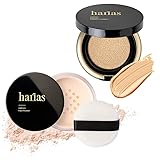 ・ブランド:ＨＡＲＩＡＳ・製造元:HARIAS・【HARIAS】ハリのある素肌を育てるクッションファンデーションHARIASは年齢肌のダメージにパワーを発揮します。・【ノンケミカル処方】デリケートなお肌でも、これ一個で強い紫外線からしっかり...