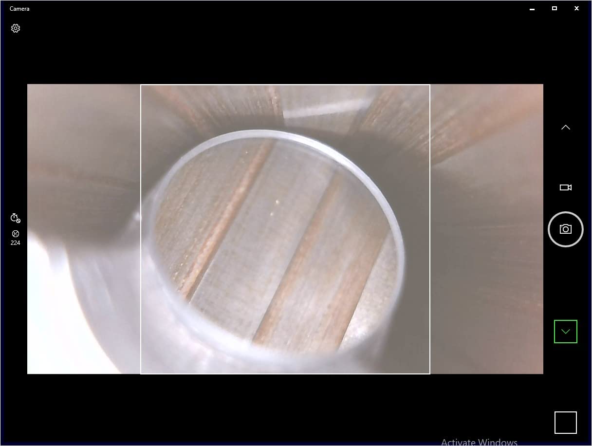 Teslong Rifle Bore Scope, 0.2inch Gun Barrel Borescope Camera with Side ...