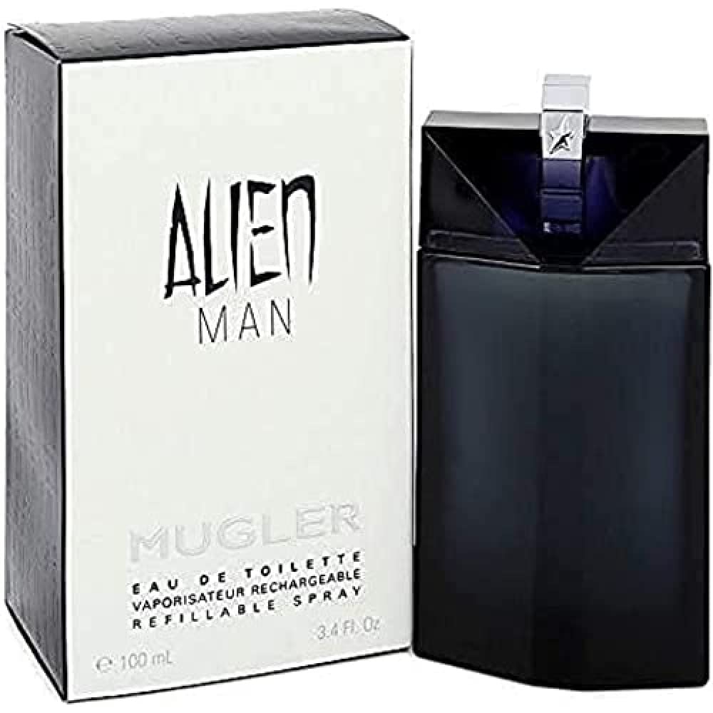 Amazon.com : Thierry Mugler Alien Man Eau de Toilette Spray for Men, 3. ...