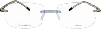 Amazon.com: Italee 2.5 LSF31454 Blue/Clear Lens Eyeglasses : Clothing ...