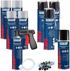 REJEL DINITROL CLEAR RUST PROOFING AEROSOL SPRAY KIT SMALL CAR : Amazon.co.uk: Automotive