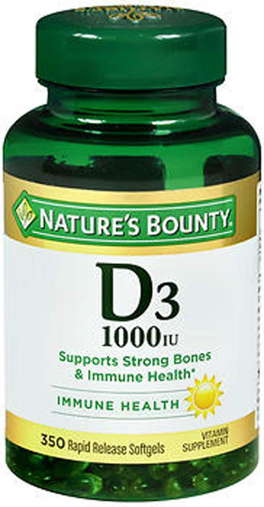 Snapklik.com : Natures Bounty Bounty D-1000 IU Dietary Supplement Rapid ...