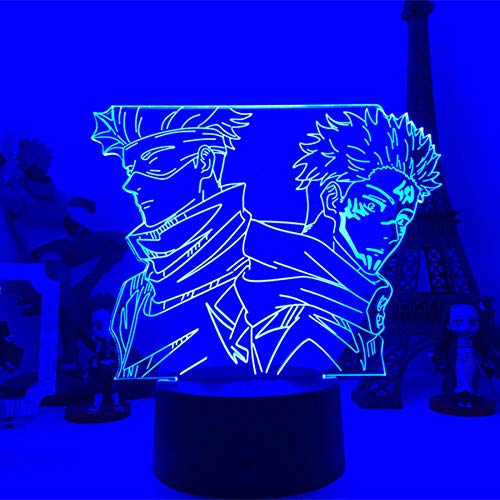 3D Night Light Anime Lamp Satoru Gojo Jujutsu Kaisen Led Night - Want ...