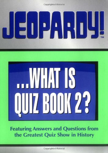 Jeopardy! Quiz Book 2: Sony: 9780740705731: Amazon.com: Books