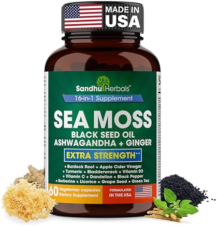 Amazon.com: Better Alt Sea Moss Capsules- Irish Seamoss with Black Seed ...