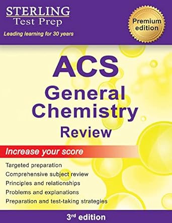 ACS General Chemistry: Comprehensive Review, ACS Examination in General ...