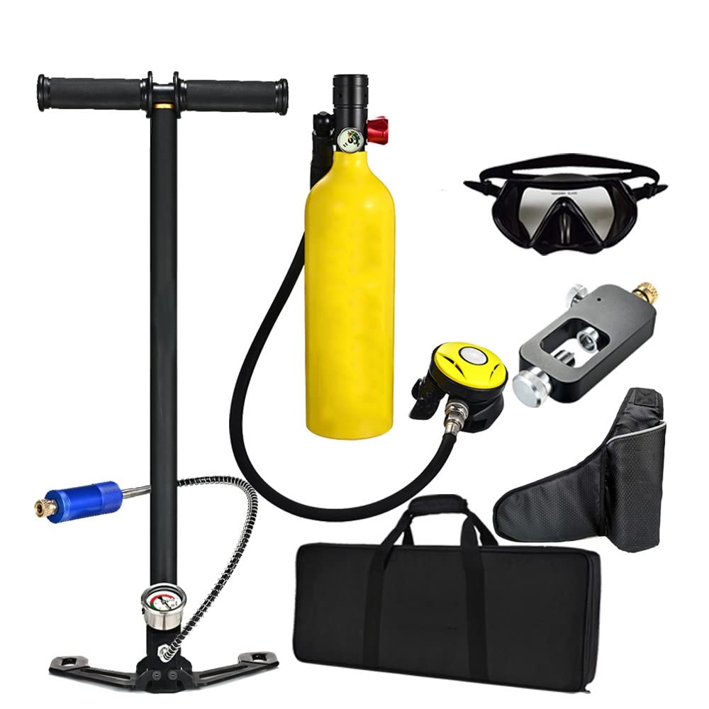 Buy MWEIMA Mini Scuba Tank Refillable Oxygen Cylinder, 1L Capacity ...