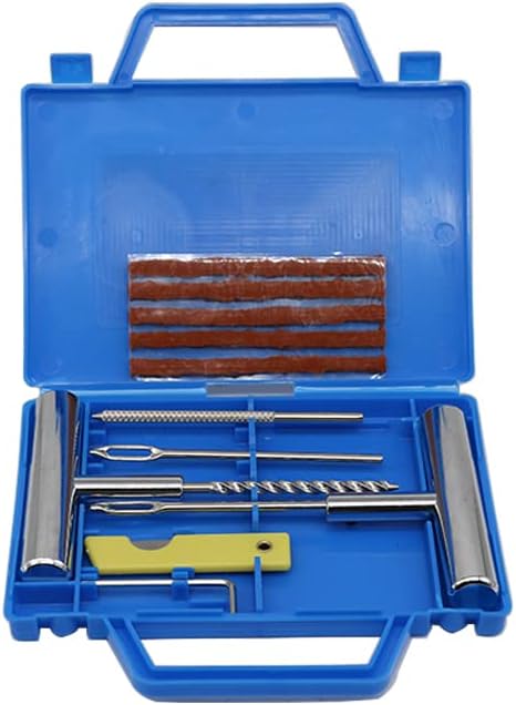 Amazon.com: Tyre Puncture Repair Kit - 11pcs Tire Repair Kit, Flat Tyre ...