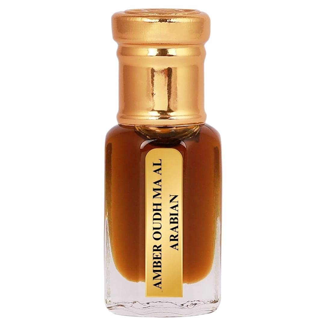 50CENTS Luxury Amber Oudh Ma Al Arabian Attar Perfume Oil 12ml, Natural ...