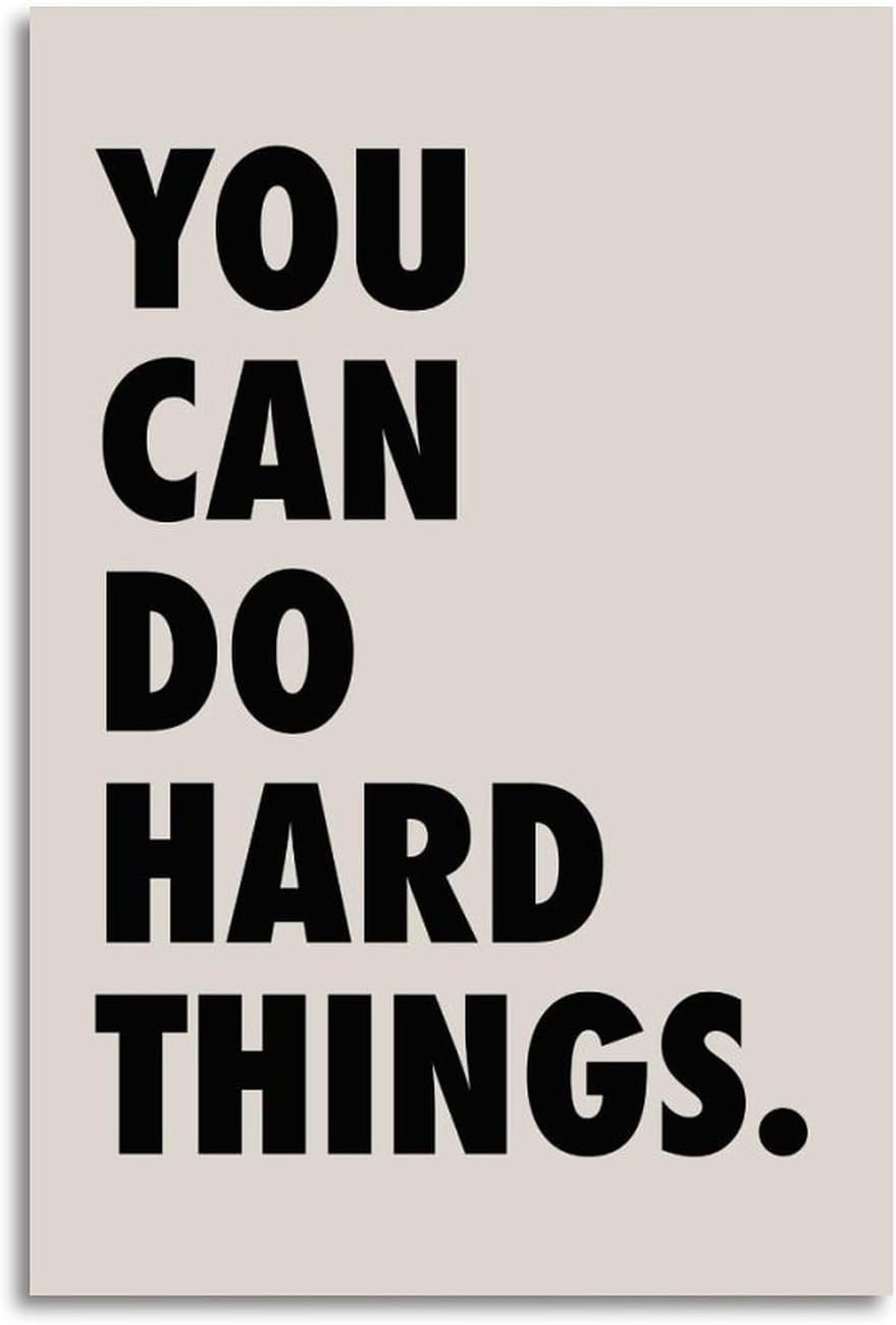Amazon.com: You Can Do Hard Things Motivational Classroom Decor ...