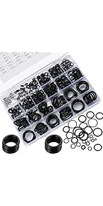 O Ring Assortment Kit, 360 Pcs Rubber Washer Orings, 24 Sizes Pressure ...