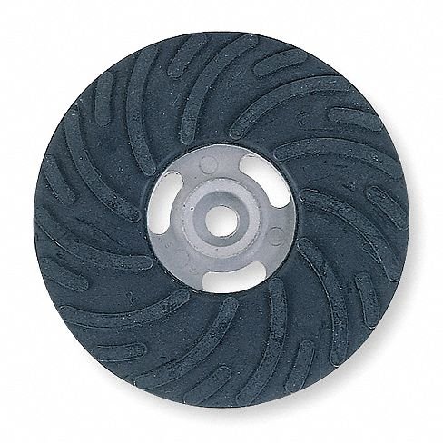 9" Arbor Hole Disc Backup Pad, 5/8"-11 Threaded Arbor Hole Back Mount ...