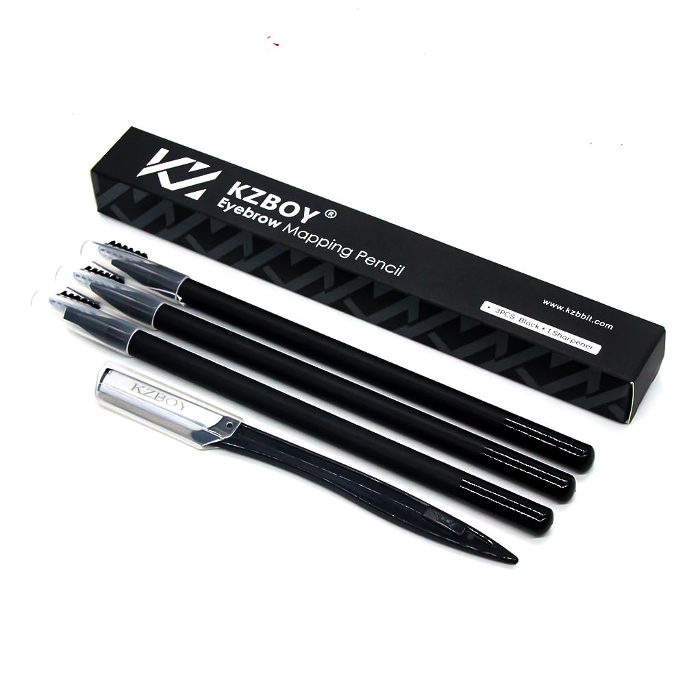 Amazon.com : KZBOY Microblading Eyebrow Mapping Pencils with a ...