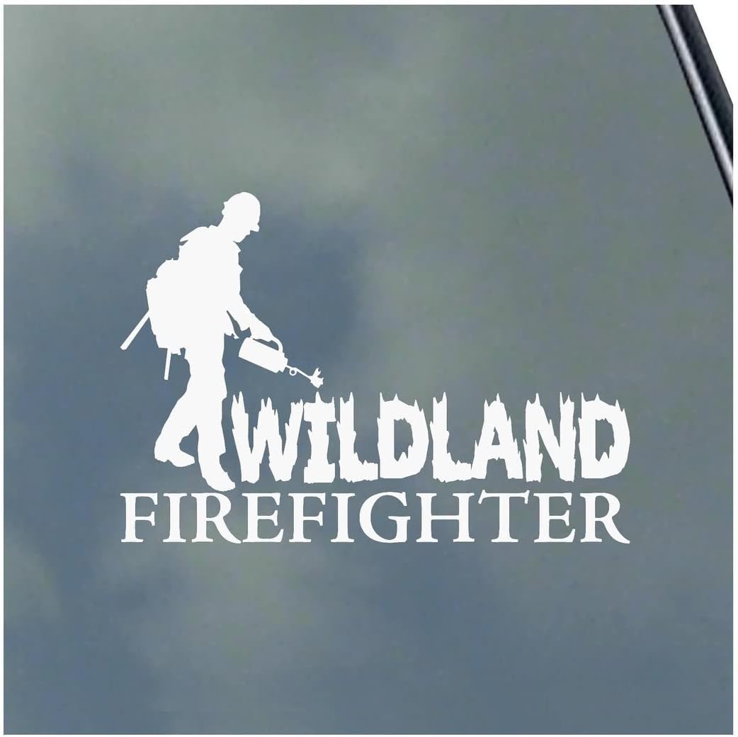 Amazon.com: Wildland Firefighter Fire Line Vinyl Sticker Decal Proud ...