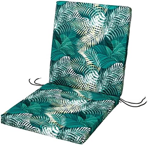Gardenista Garden Premium High Back Chair Tufted Seat Pad | Water ...