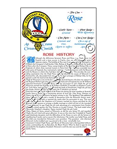 Amazon.com: Rose Scottish Clan History : Home & Kitchen