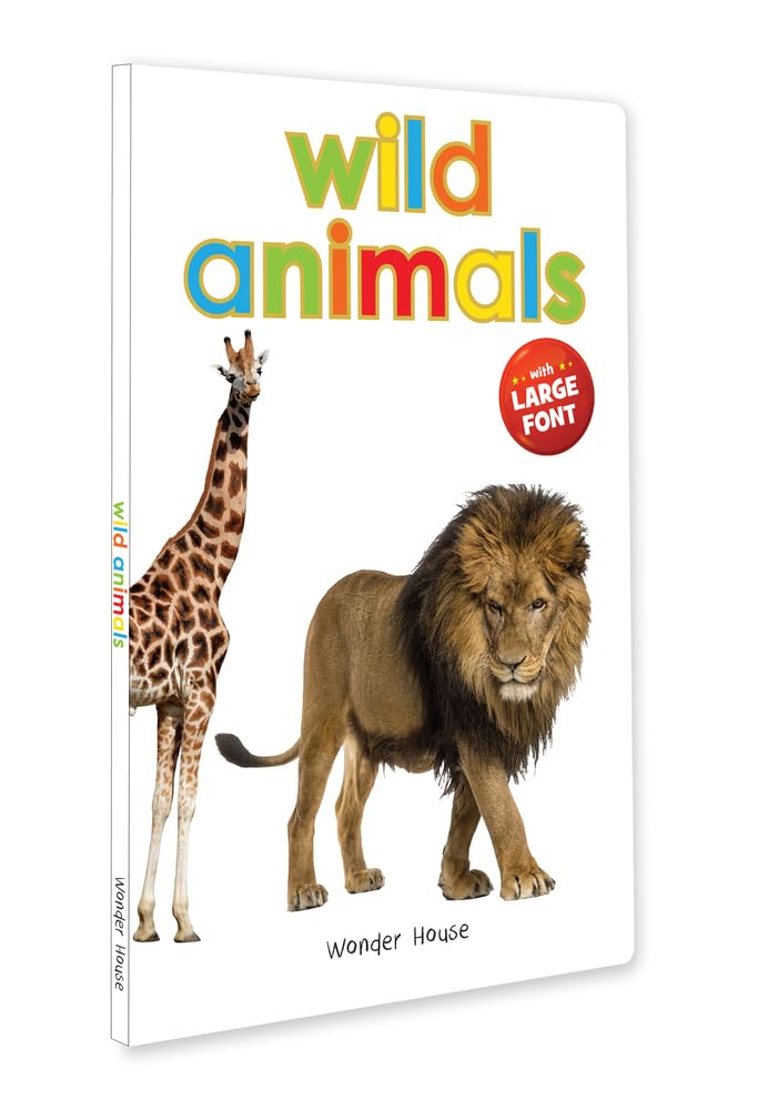 Wild Animals (Big Board Books): Wonder House Books: 9789390183937 ...