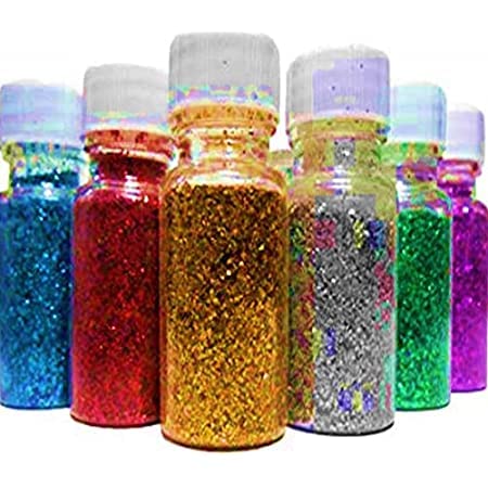 Royals Glitter (Chamki) Fine Glitter for Resin, Set of 6 Colors, LEOBRO ...
