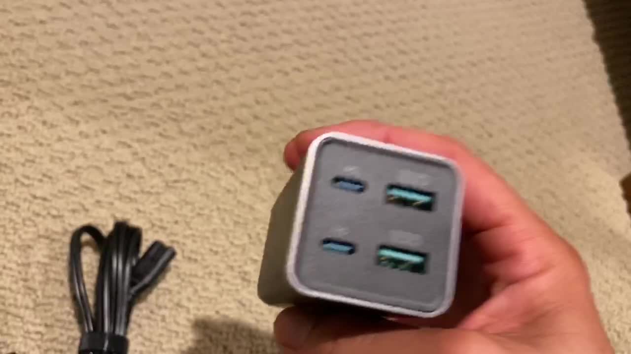 Watch RavPower 4 port charger with USB C PD unboxing on Amazon Live
