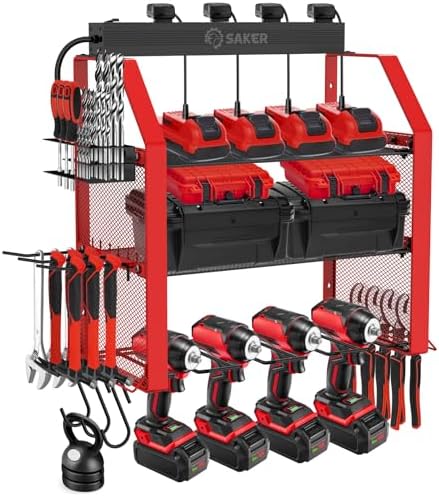 Amazon.com: HomeJayde Modular Power Tool Organizer Wall Mount with ...