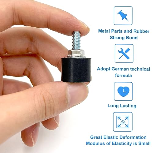 Snapklik.com : M6 Rubber Studs Shock Absorber Anti-Vibration Isolator ...