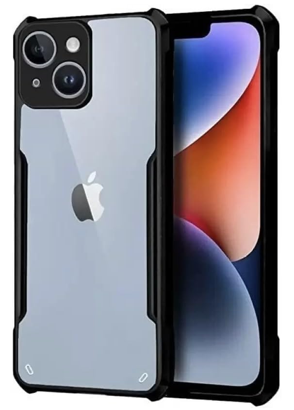 SCPMA iPacky Back Case Cover for iPhone 13 | Raised Bumps for Camera ...