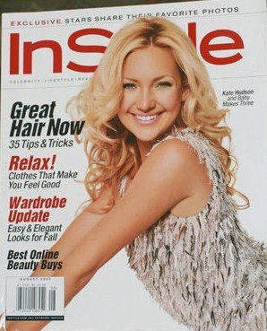 In Style Magazine August 2003 Kate Hudson (Single Back Issue): In Style ...