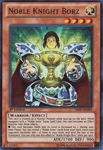 Amazon.com: YU-GI-OH! - Noble Knight Borz (SHSP-EN085) - Shadow ...